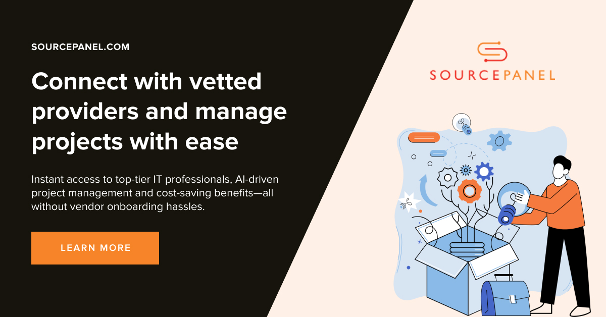 Connect with vetted providers and manage projects with ease | SourcePanel